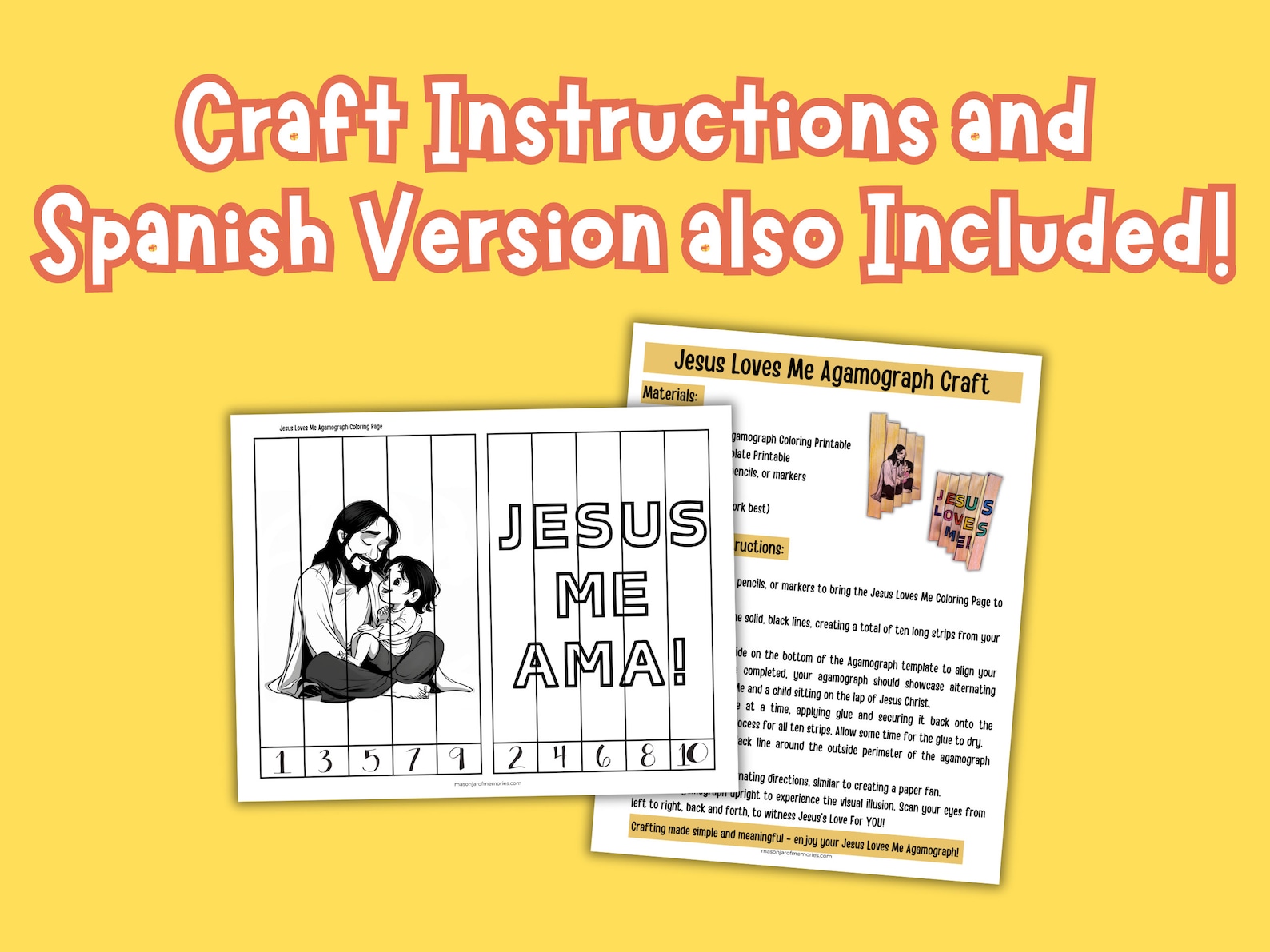 Jesus Loves Me, Coloring Pages for Children's Church, Sunday School ...