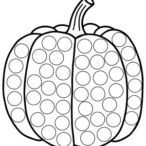 Preschool Fall Printables, Preschool Worksheets, Dot Marker Activity ...