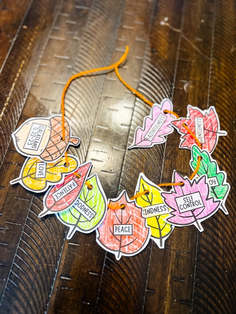 Fruits of the Spirit Bible Lesson & Fall Craft Printable | Sunday ...