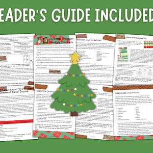 Christmas Ornament Prayer Journal Craft: ACTS Sunday School Lesson ...