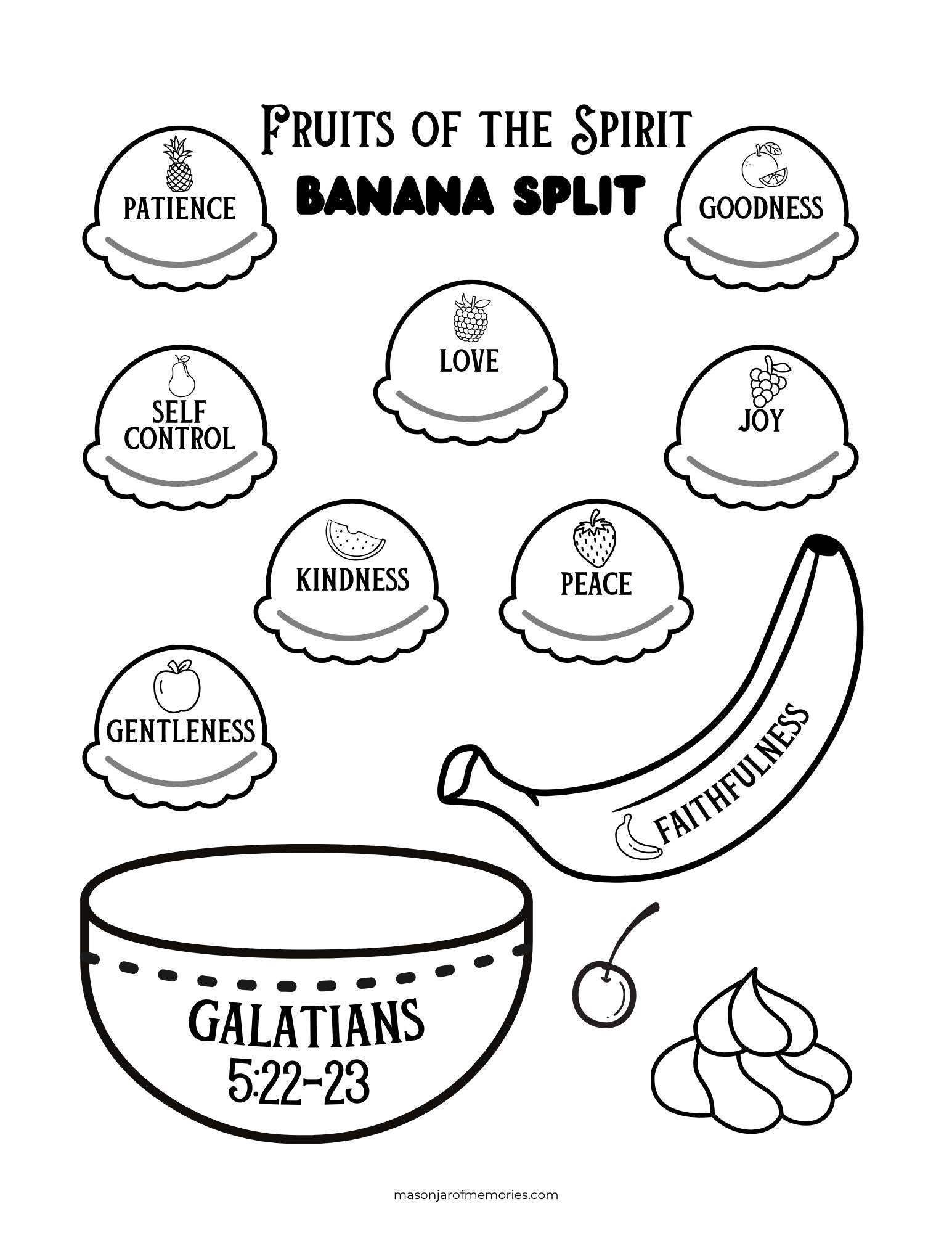 Kids Bible Lesson, Fruits of the Spirit, Sunday School Lesson, Summer ...