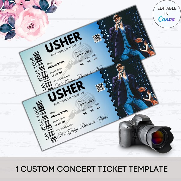 Usher Printable - Etsy