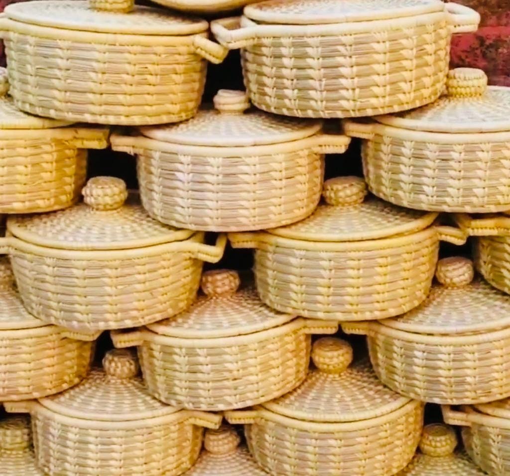 Multipurpose Handmade Round Roti/bread/naan Basket, Storage Box - Etsy