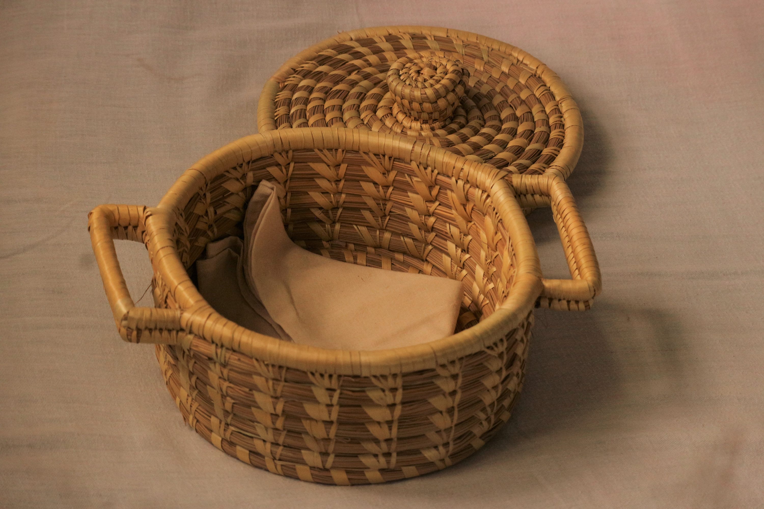Multipurpose Handmade Round Roti/bread/naan Basket, Storage Box - Etsy