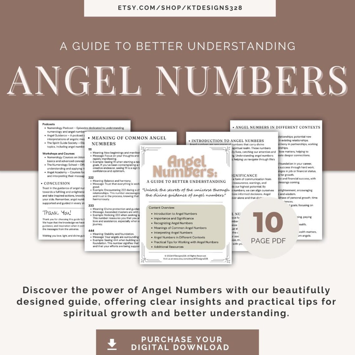 Angel Numbers Guide | Digital Download | Understand Angel Numbers and ...