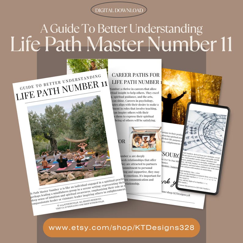 Life Path Master Number 11 Digital Download A Guide to Better ...