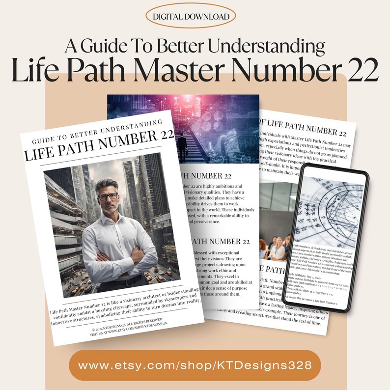 Life Path Master Number 22 Digital Download A Guide to Better ...