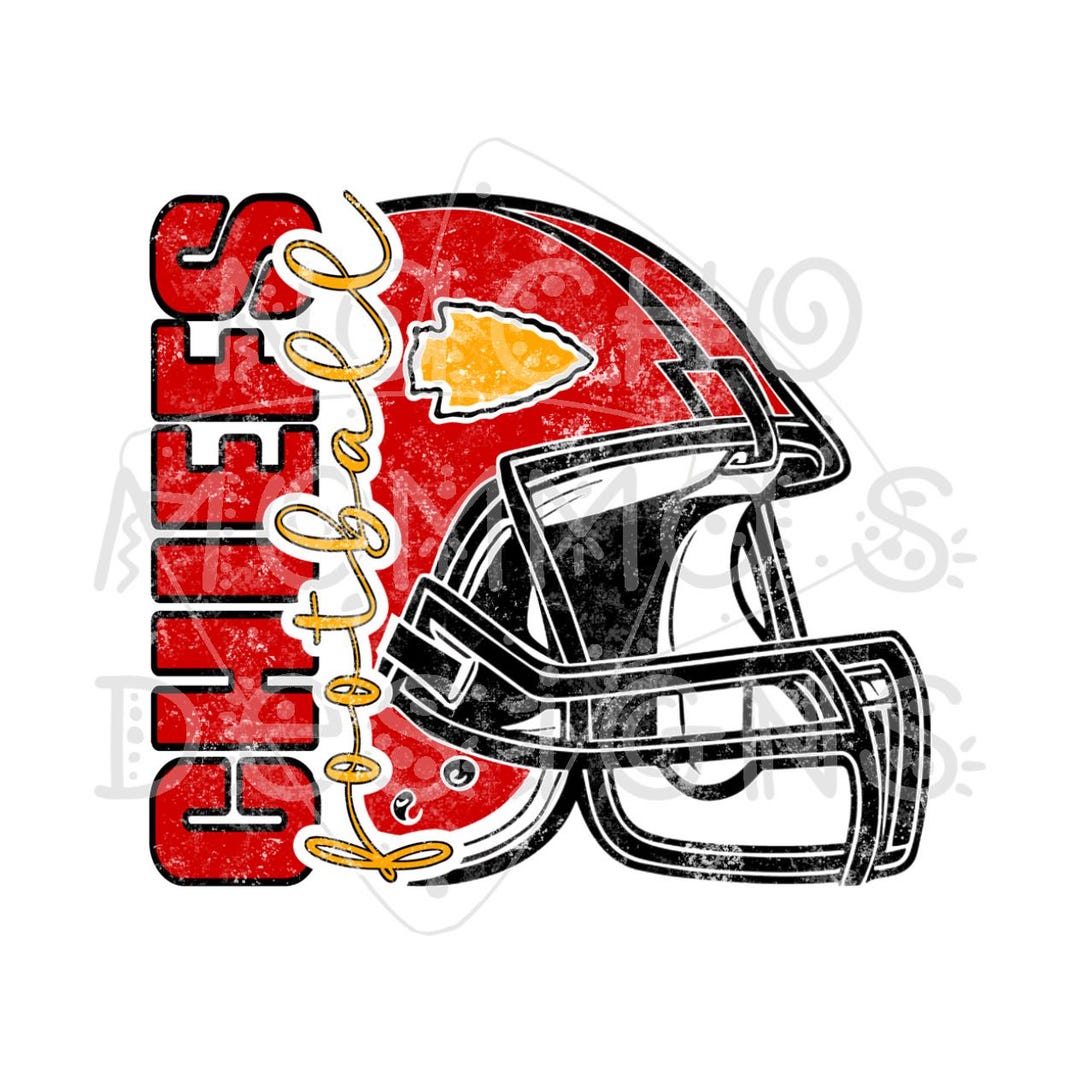 Chiefs Helmet PNG JPG, Football Team Clipart, Printable High Quality ...