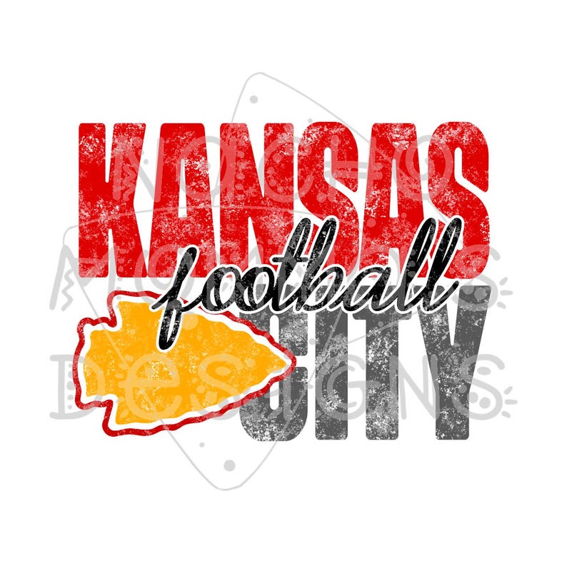 Chiefs Bold PNG JPG, Football Team Clipart, Printable High Quality ...