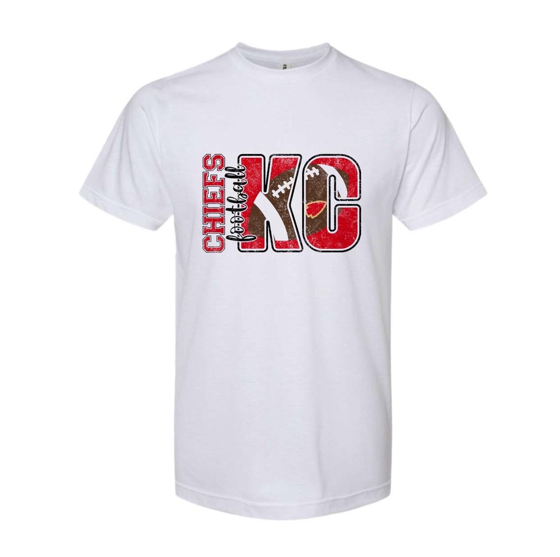 Chiefs Football Letters PNG JPG, Football Team Clipart, Printable High ...