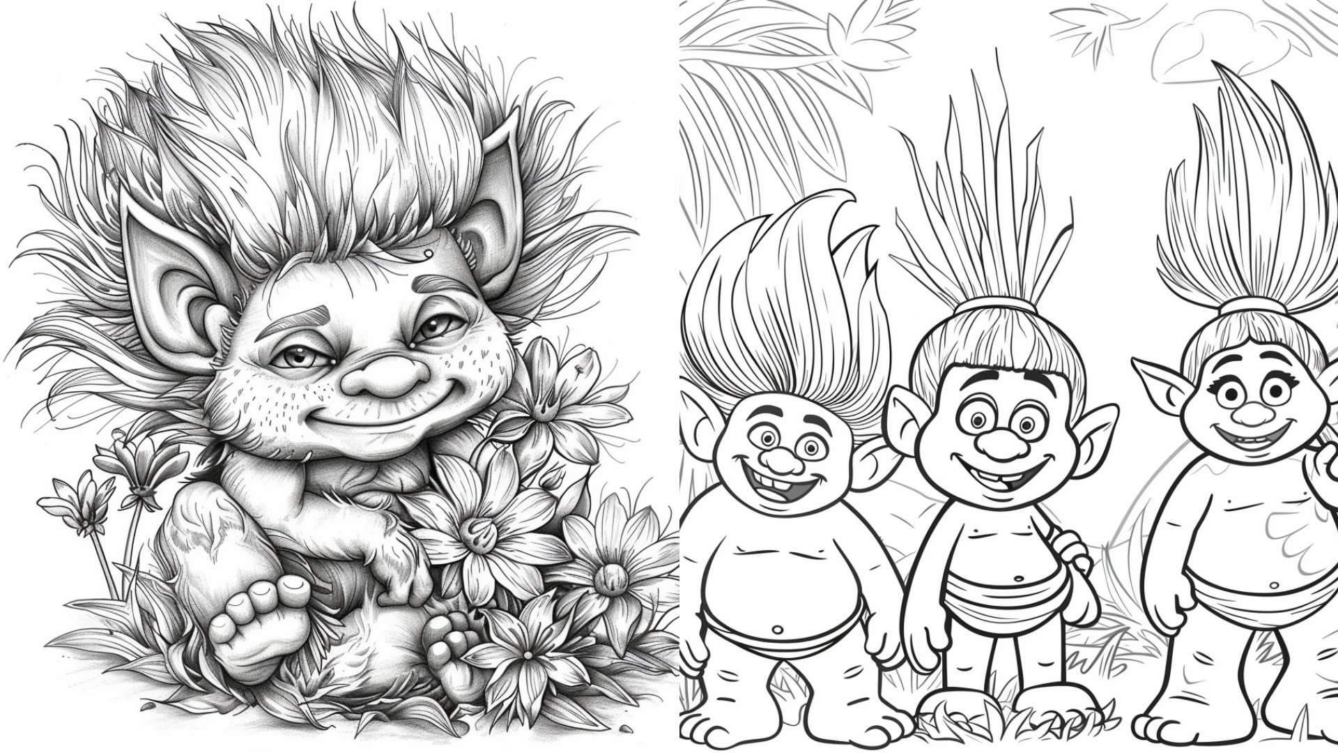 200 Fairytale Coloring Pages: Dragons, Unicorns, Trolls (PDF) - Etsy