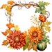 Autumn Clipart Frames: Handcrafted Fall Digital Borders (PNG) - Etsy