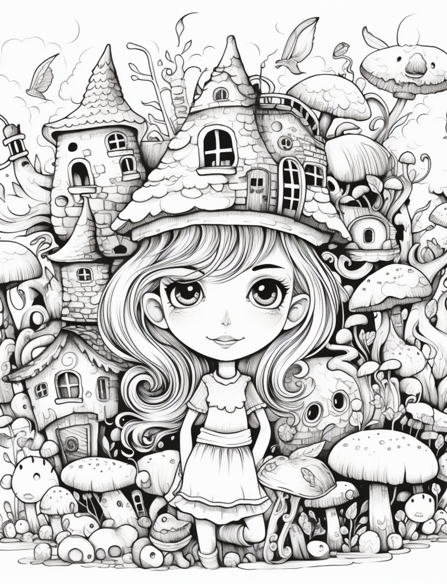 Charmed 62 Page Digital Kawaii Charm Journal & Coloring Book PDF and ...