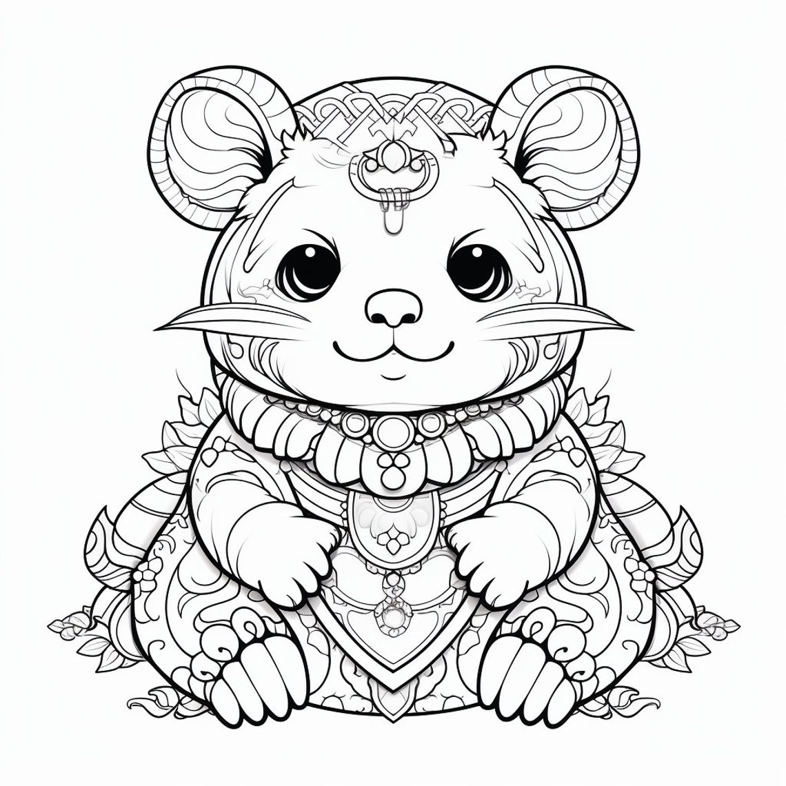 125 Cute Coloring Pages Unleash Your Inner Artist 12 X 12 and 8.5 X 11 ...