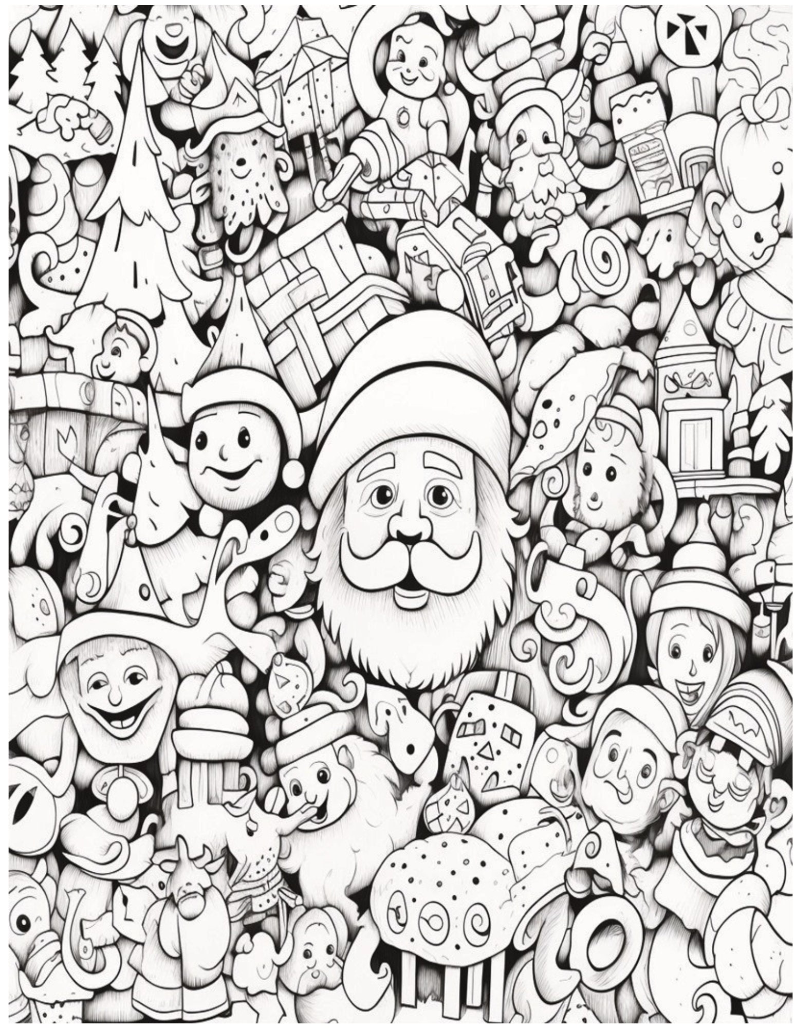 Christmas Fun Pack 42 Pages Doodle Pages, Sudoku, Word Search, Mazes ...