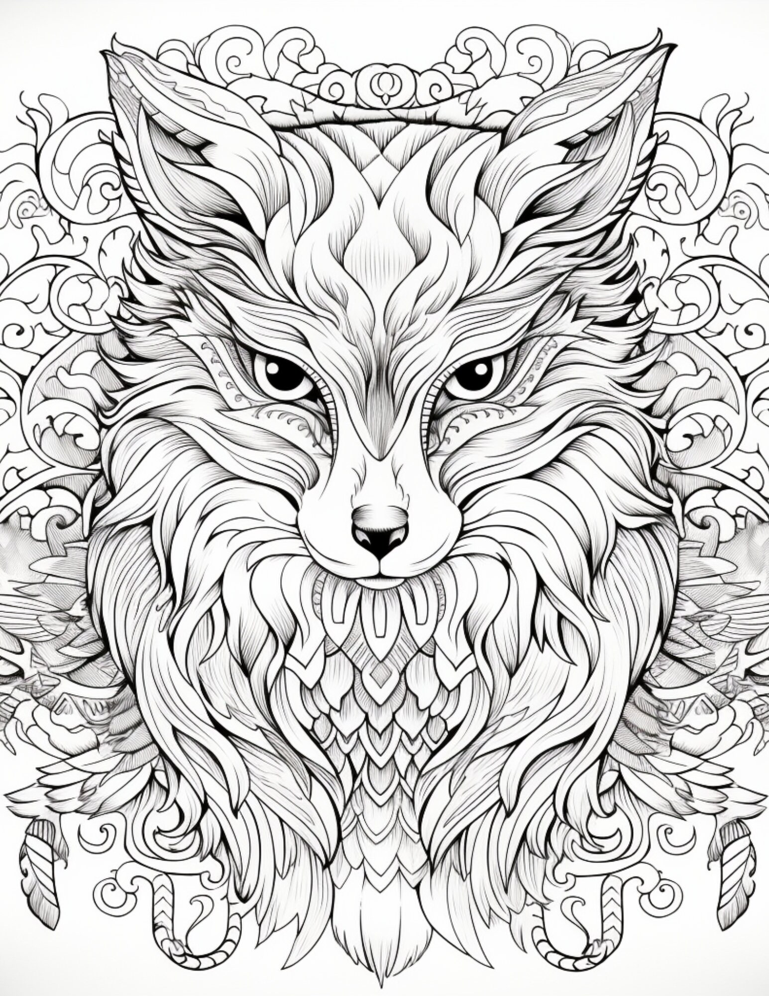 Adorable Animals Coloring Pages Dogs Cats Bears Owls - Etsy