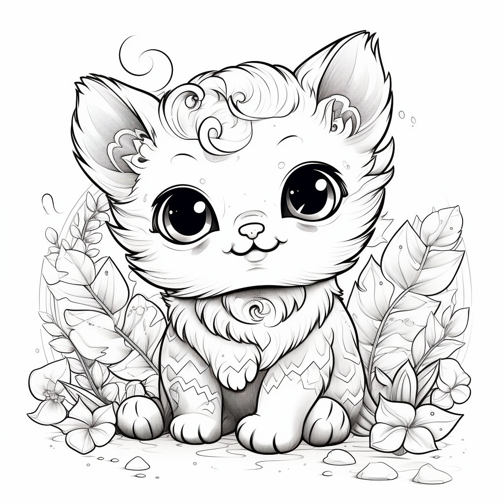 125 - Cute Coloring Pages - Unleash Your Inner Artist - 12 X 12 and 8.5 ...