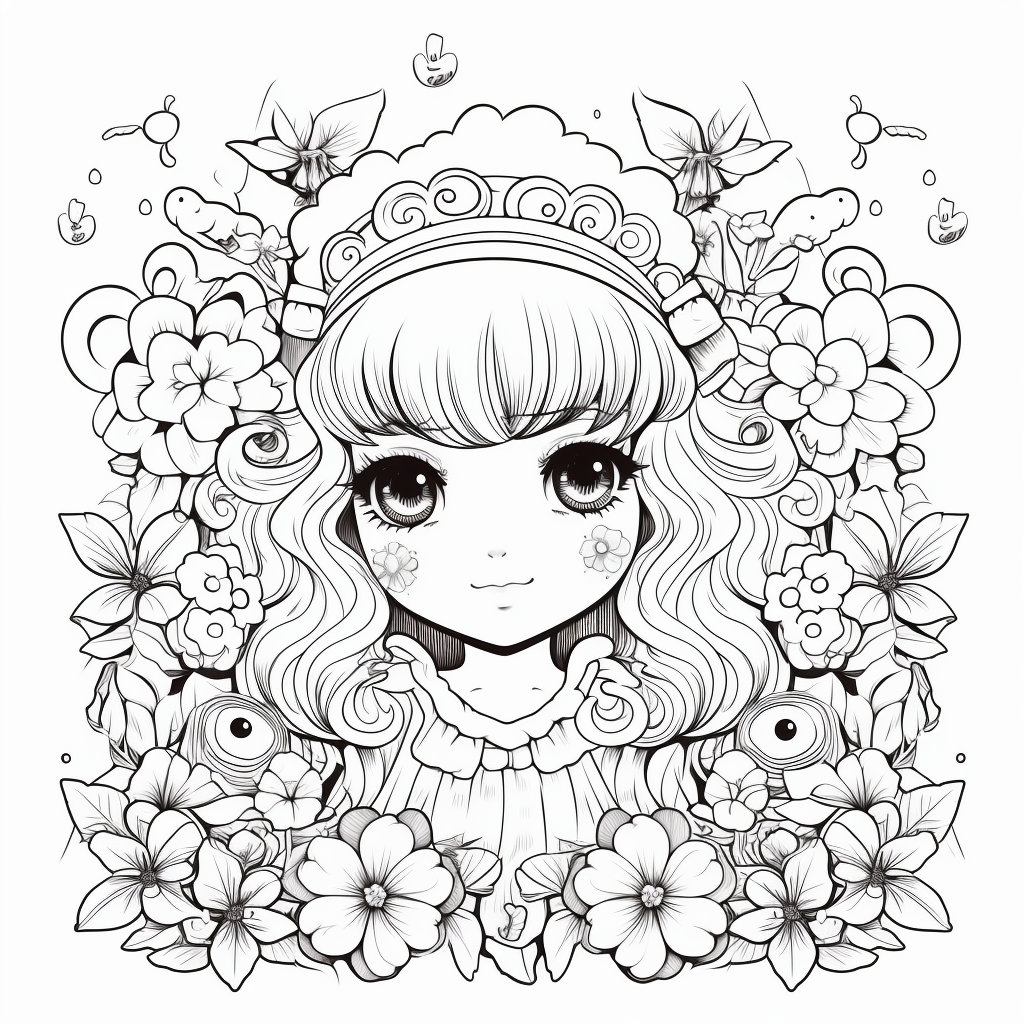 125 - Cute Coloring Pages - Unleash Your Inner Artist - 12 X 12 and 8.5 ...