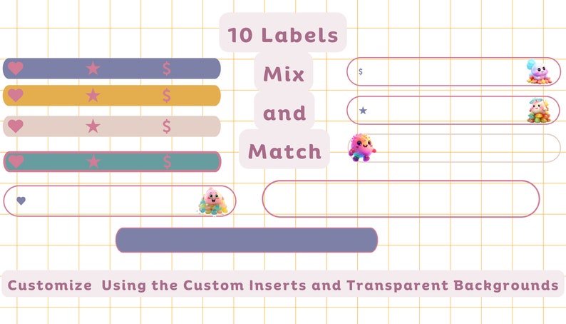 Twitch Animated Overlay Pack for Streaming | Mochi Cute | Cute - Sweet ...