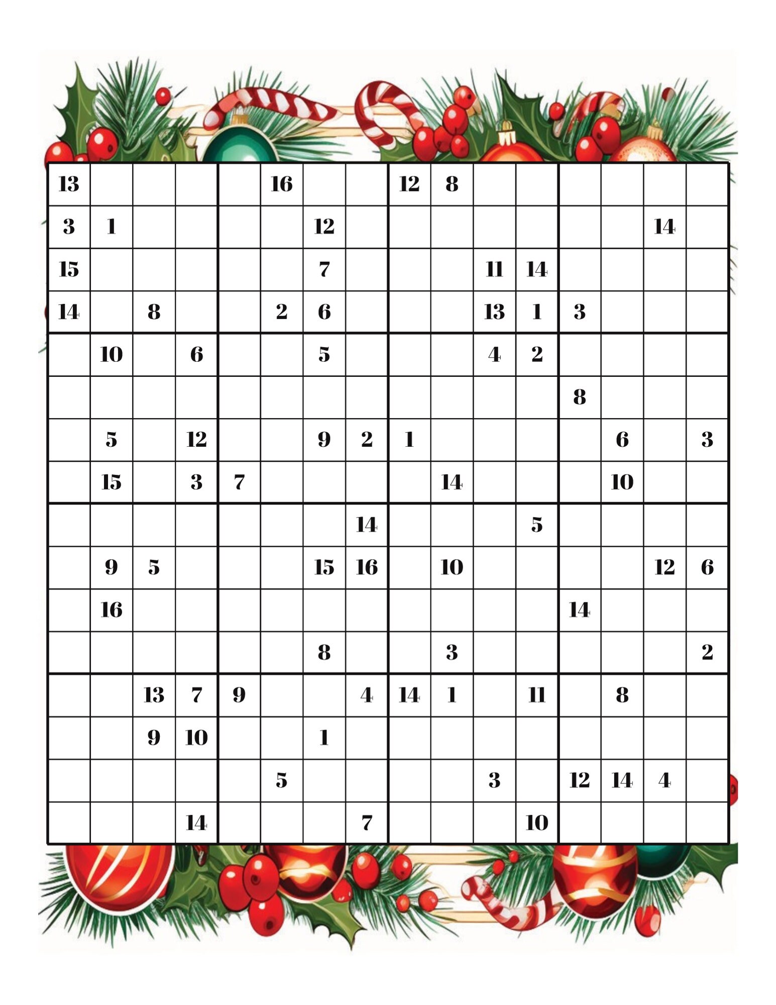 Christmas Fun Pack 42 Pages Doodle Pages, Sudoku, Word Search, Mazes ...