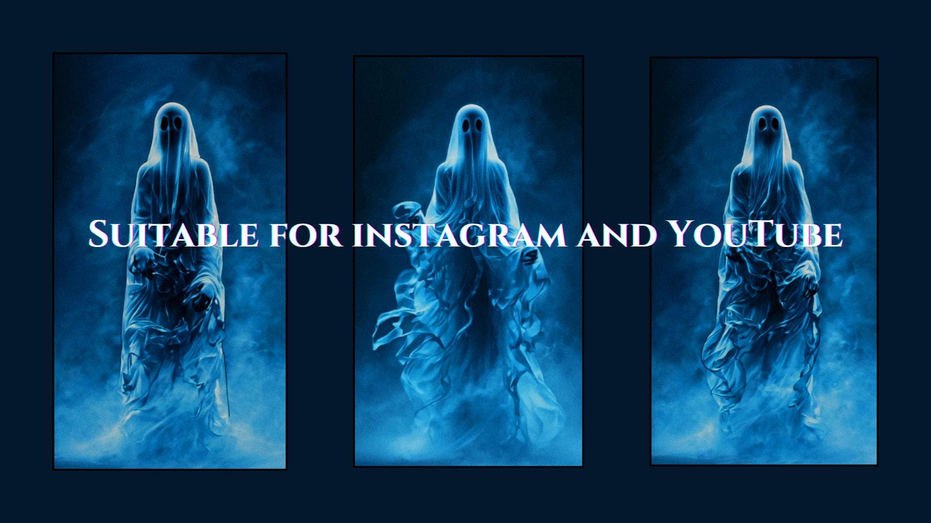 Ethereal Echoes: Haunted Ghost Mobile Animated Backgrounds Bundle ...