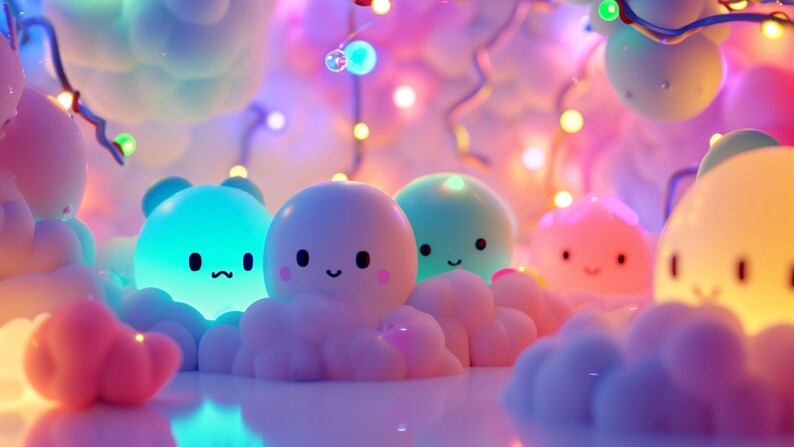 Mochi Desktop Backgrounds – 25 Whimsical Kawaii Designs (high-res ...