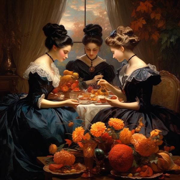 Victorian Thanksgiving Cards - Etsy