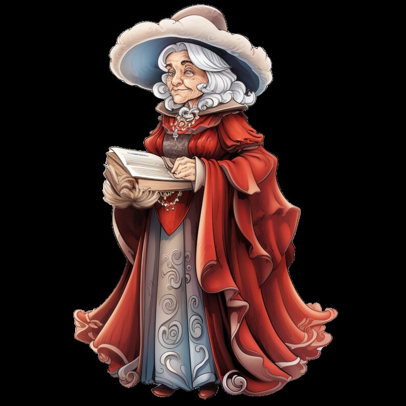 25 Piece Santa & Mrs. Claus Clip Art Collection - Festive Digital ...