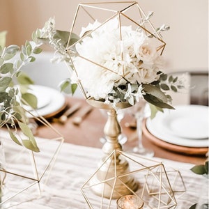 6" Sphere Table Centerpiece - Geometric Spheres - Wedding or Special ...