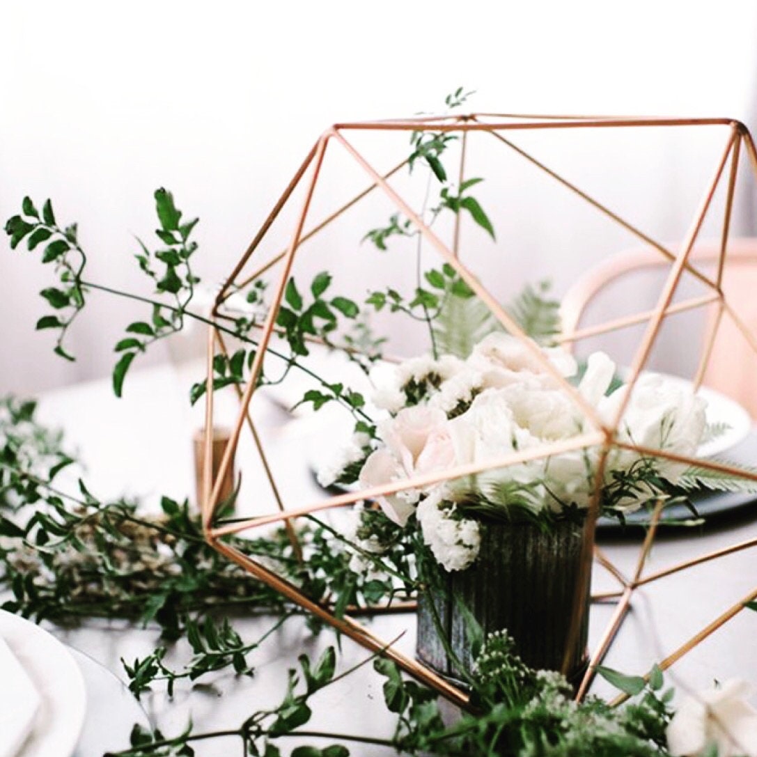 11" Sphere Table Centerpiece - Geometric Spheres - Wedding or Special ...