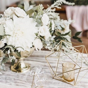 6" Sphere Table Centerpiece - Geometric Spheres - Wedding or Special ...