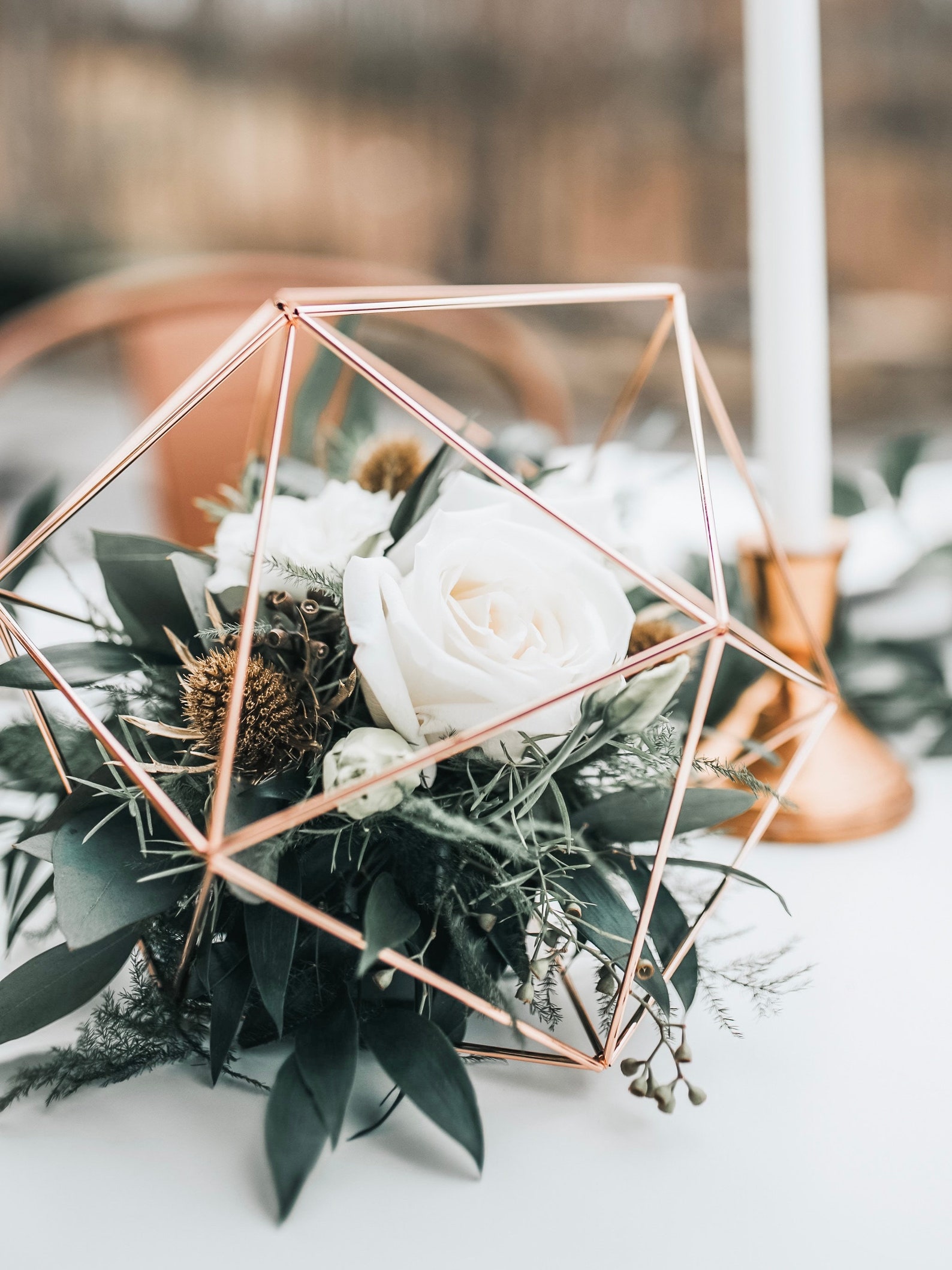 6" Sphere Table Centerpiece - Geometric Spheres - Wedding or Special ...