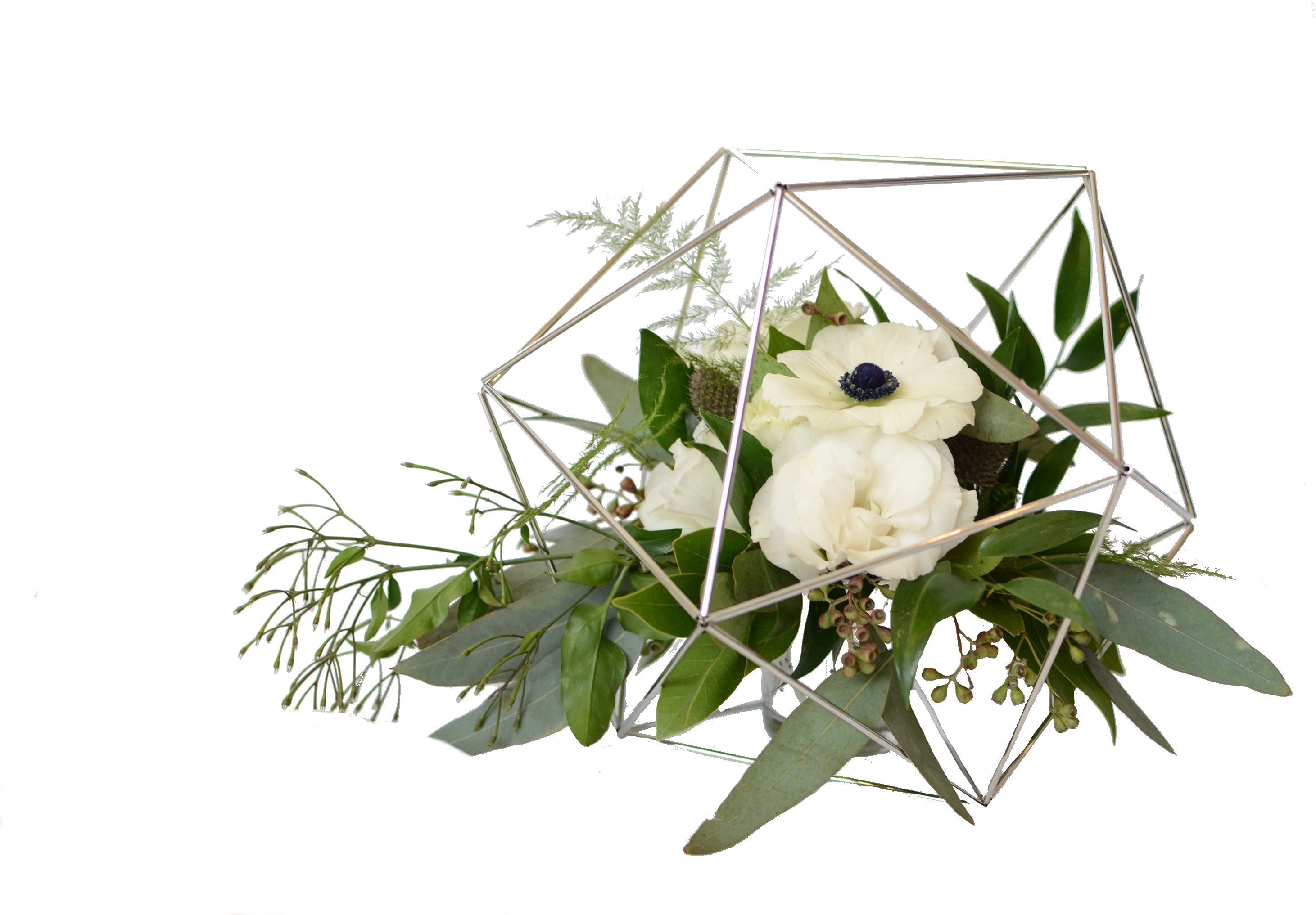 11" Sphere Table Centerpiece - Geometric Spheres - Wedding or Special ...