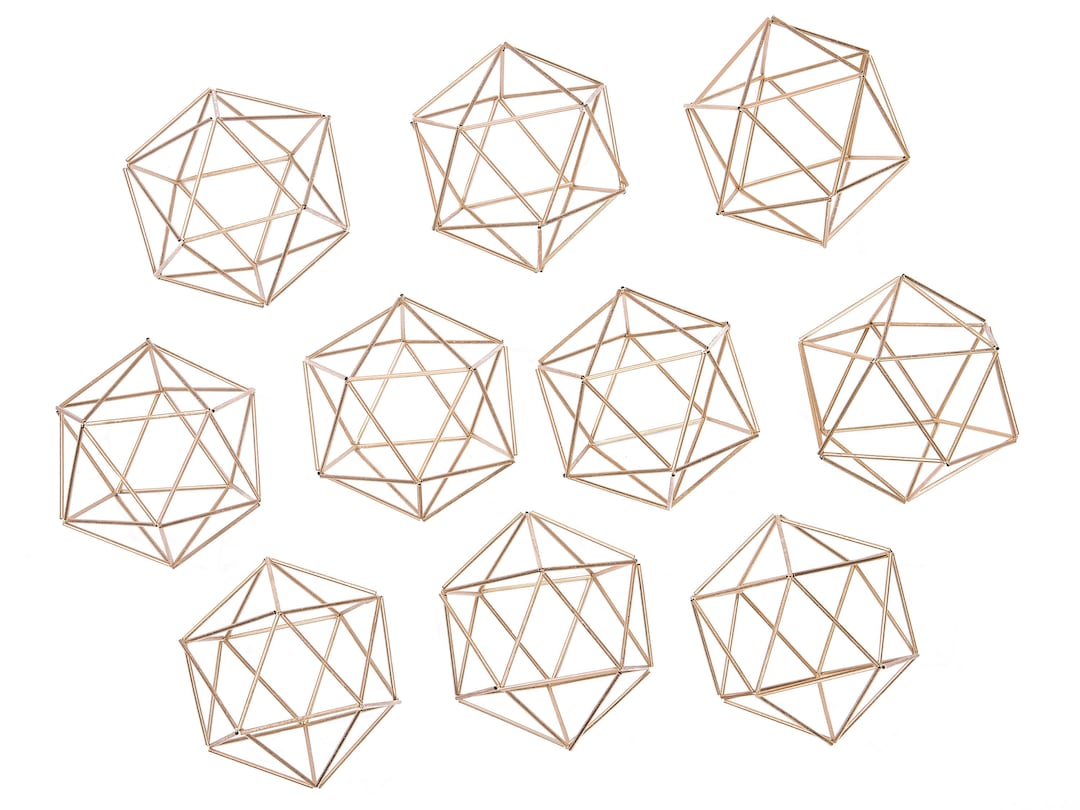 2.5" Sphere - Set of 10 - Table Centerpiece - Geometric Spheres ...