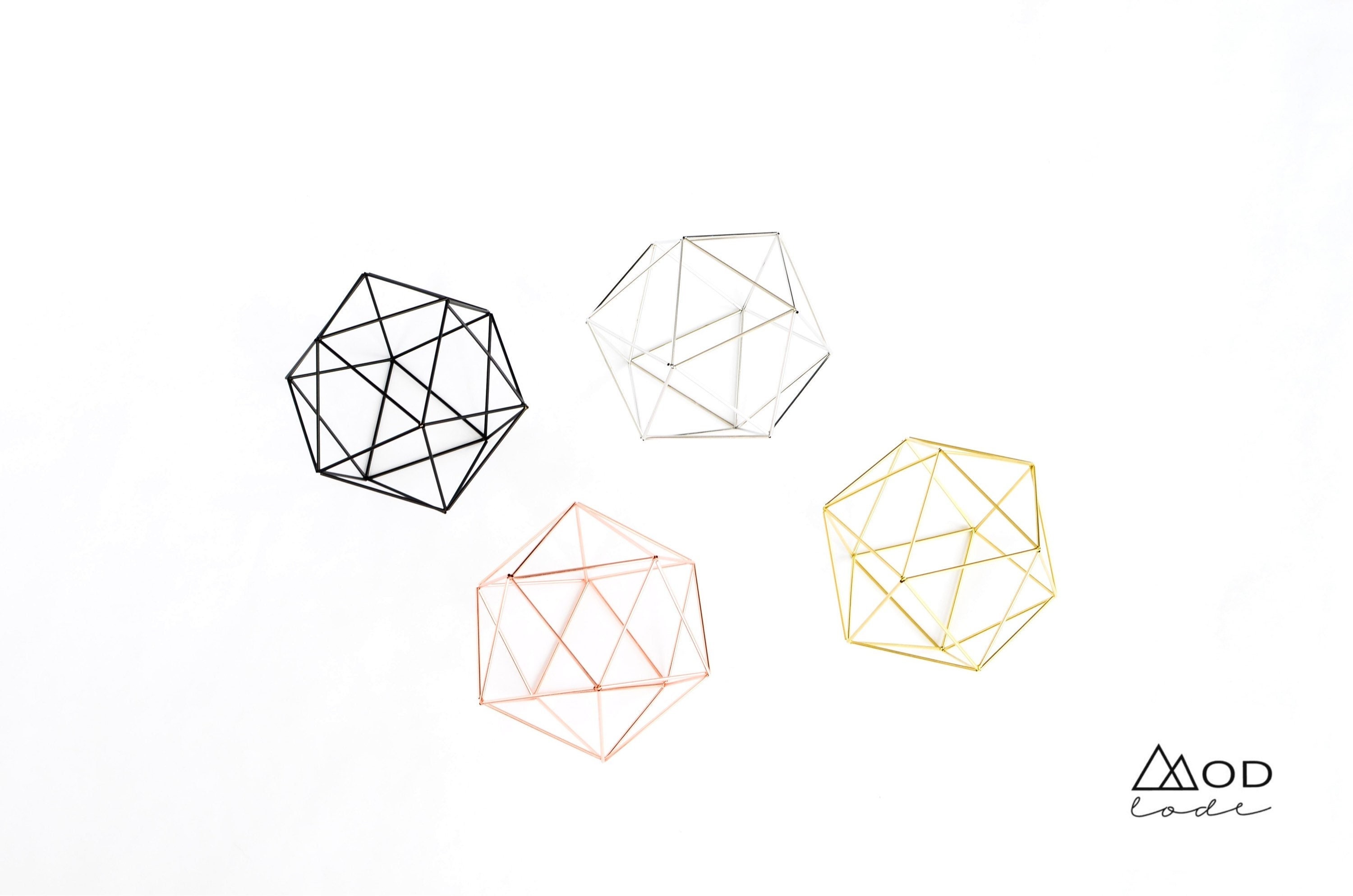 2.5" Sphere - Set of 10 - Table Centerpiece - Geometric Spheres ...