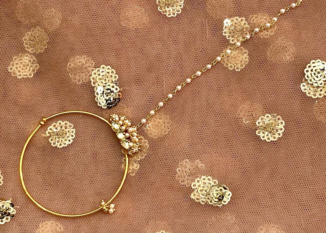 Bridal Kundan Nose Ring / Nath / Sabyasachi Inspired/ Bollywood/ Indian ...
