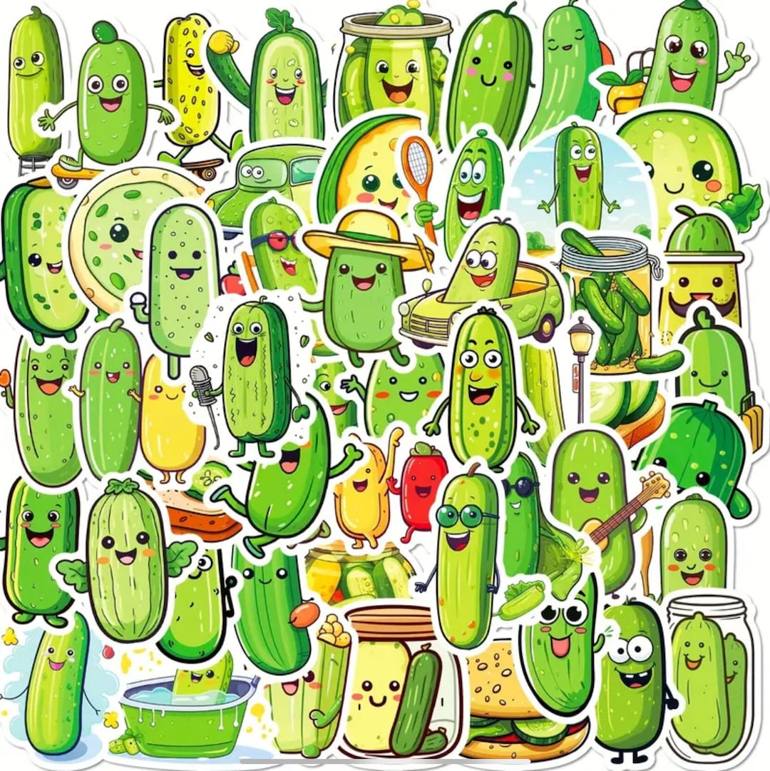 Pickle Gift Pickle Sticker Gift for Foodie Pickle Lovers - Etsy