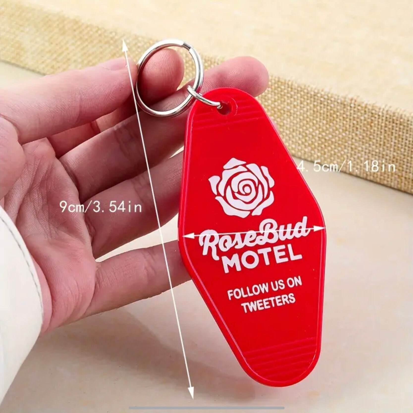 Schitt's Creek Gift, TV Memorabilia , Rose Bud, Key Chain, Tweeters ...