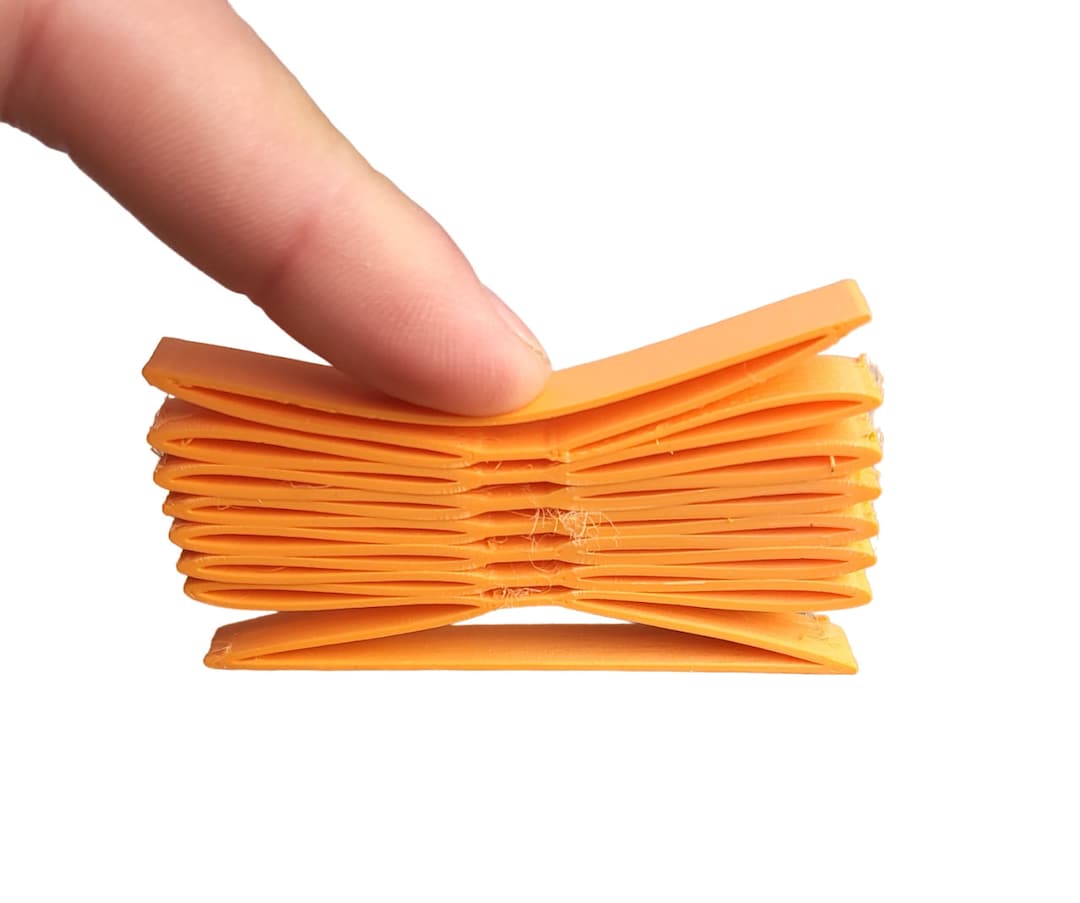 Pocket Sized 3D Printed Springy Fidget Toy-multi Color, Mini, Gift - Etsy