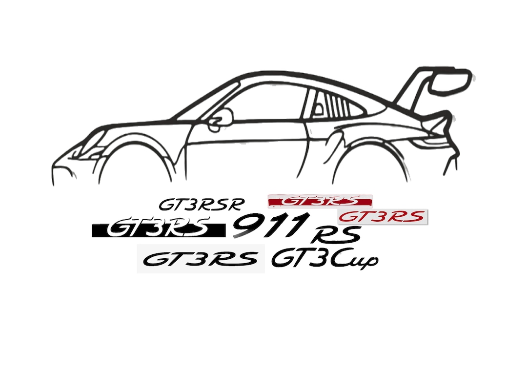 Porsche Gt3rs Digital Art - Etsy