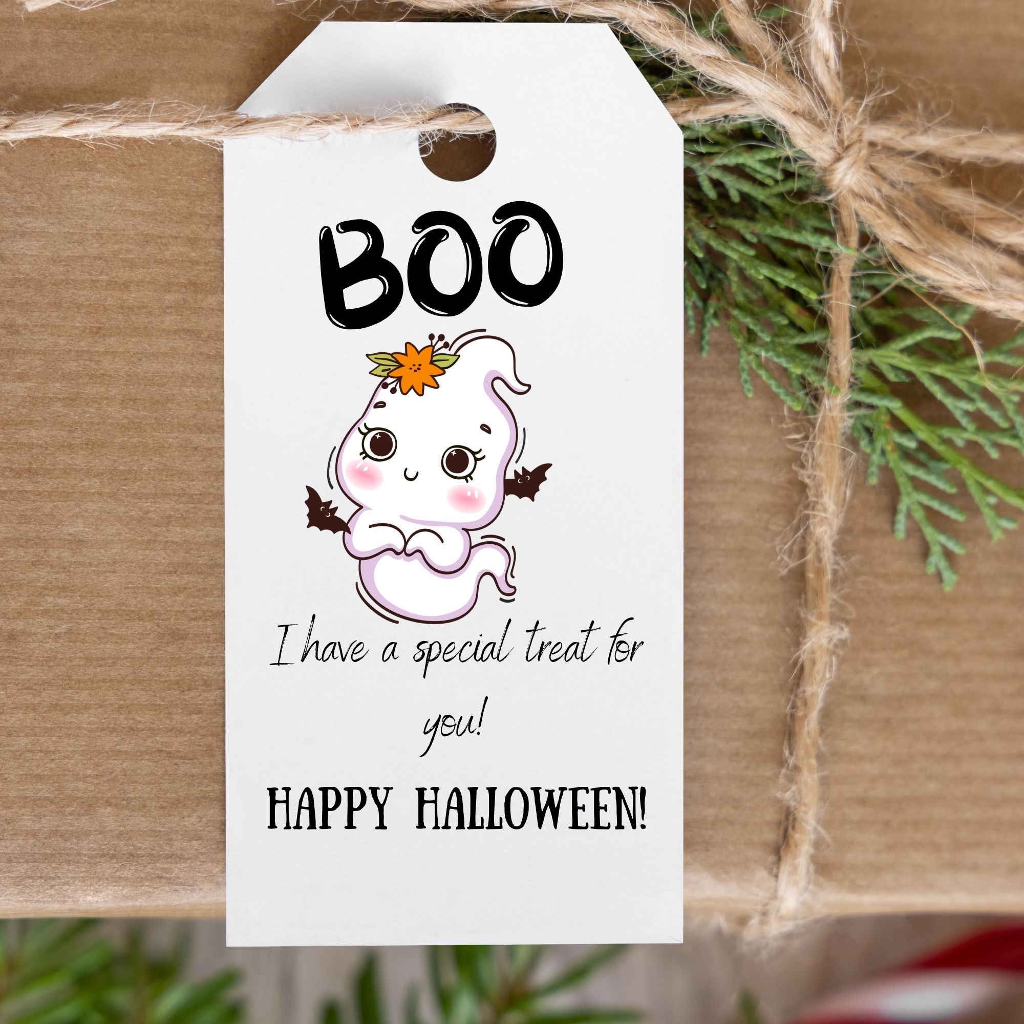 Halloween Favor Tags Boo Gift Tags Trick or Treat Favor - Etsy