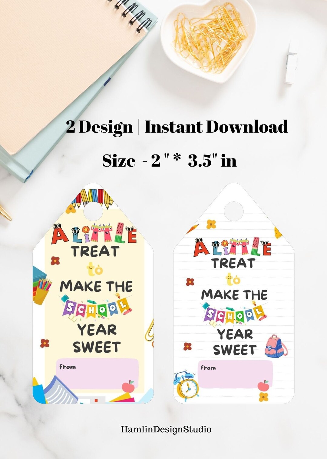 A Little Treat to Make the School Year SWEET TAG Printable - Etsy