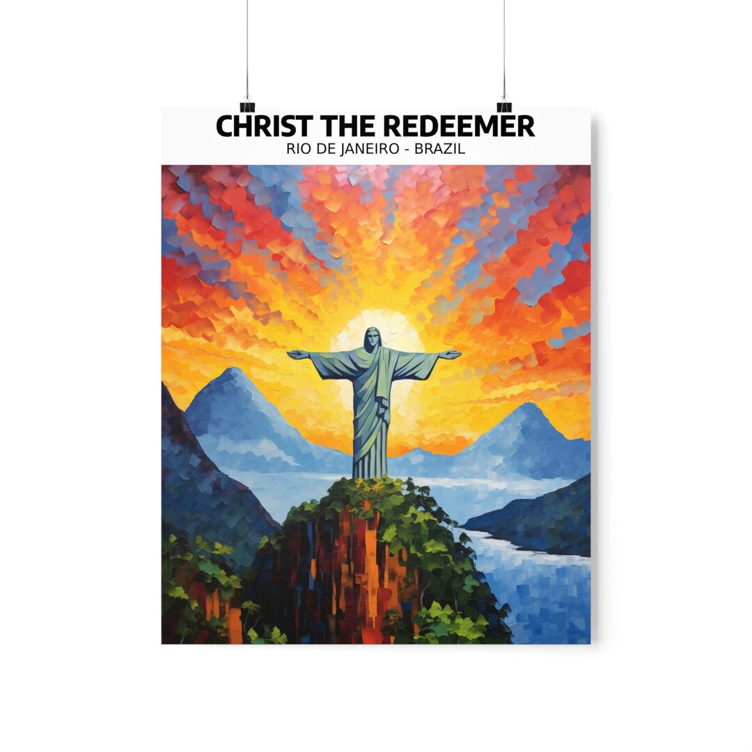 Christ the Redeemer Prints Rio Prints Brazil Prints Travel - Etsy