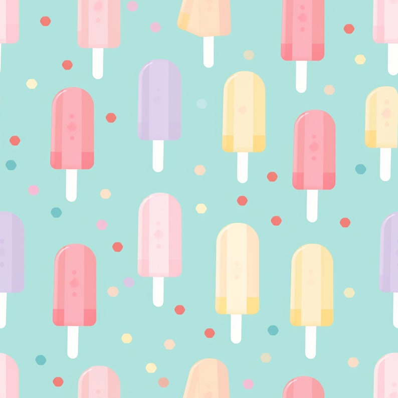 Iceblocks/ Popsicles Seamless Tile Pattern - Etsy