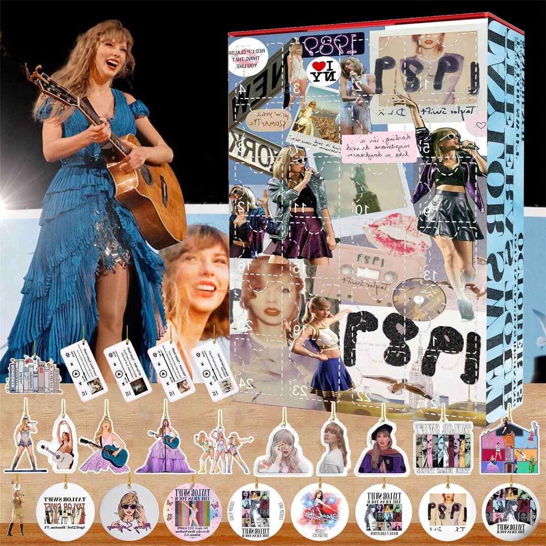 Taylor Swift 2023 Calendario de cuenta regresiva navideña - Etsy España