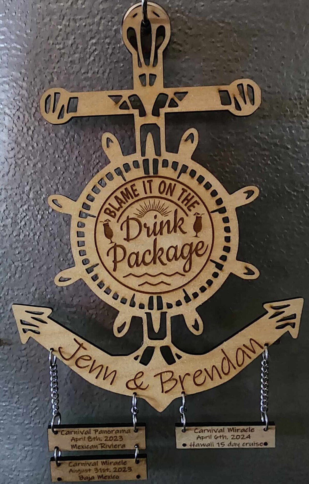 Cruise Ship Stateroom Door Hanger - Etsy