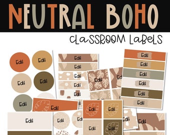 Neutral Boho Classroom Decor Hand Number Poster Display - Etsy