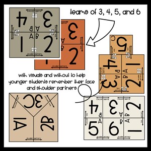 Neutral Boho Cooperative Learning Team Mats Classroom Decor - Etsy