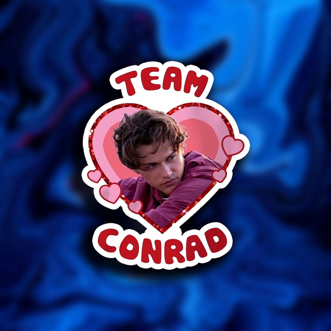 Conrad Sticker Team Conrad Sticker the Summer I Turned - Etsy