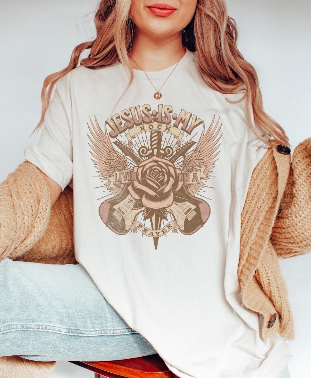 Christian Rock Shirt, Jesus Rock Shirt, Jesus Shirt, Forgiven Shirt ...
